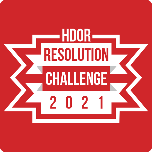HDOR Resolution Challenge 2021 - Start New Year on a HIGH